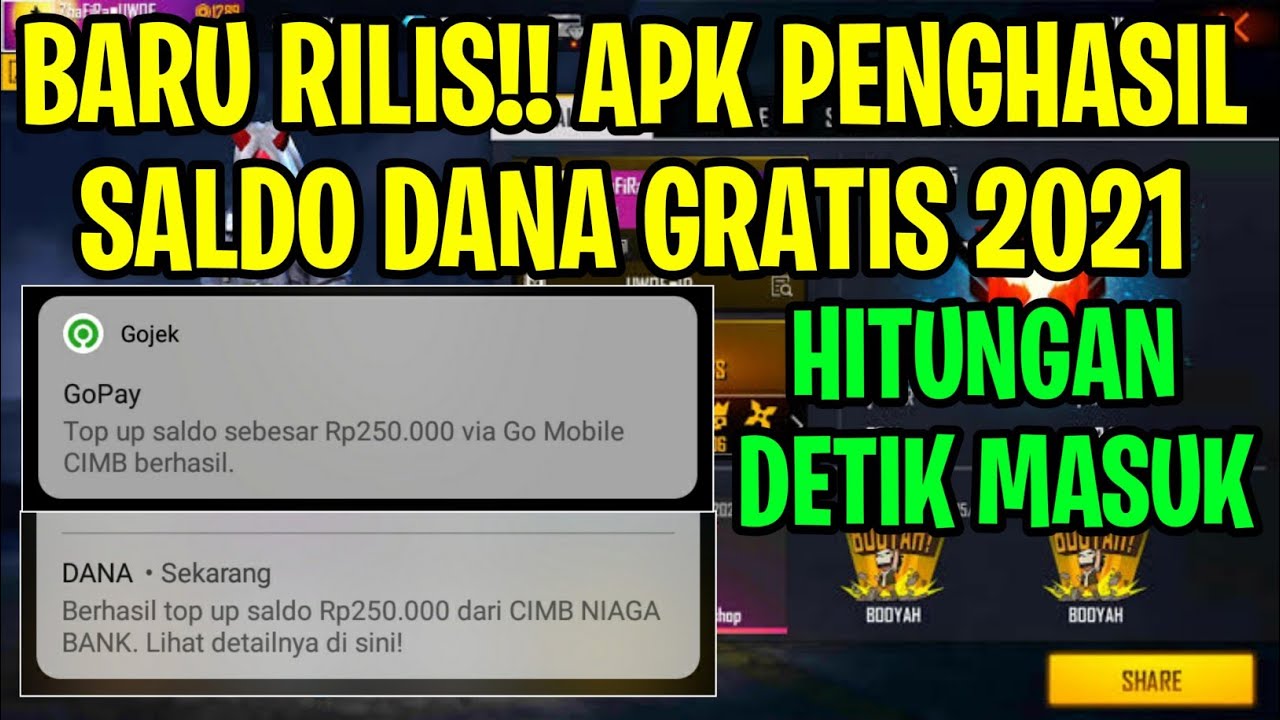 MANTAP! baru lagi apk penghasil saldo dana gratis tercepat 2022 - YouTube