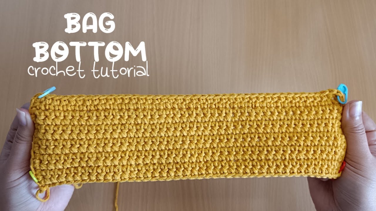 CROCHET BAG BASE SQUARE // BAG BOTTOM TUTORIAL #crochet #bagbase # ...