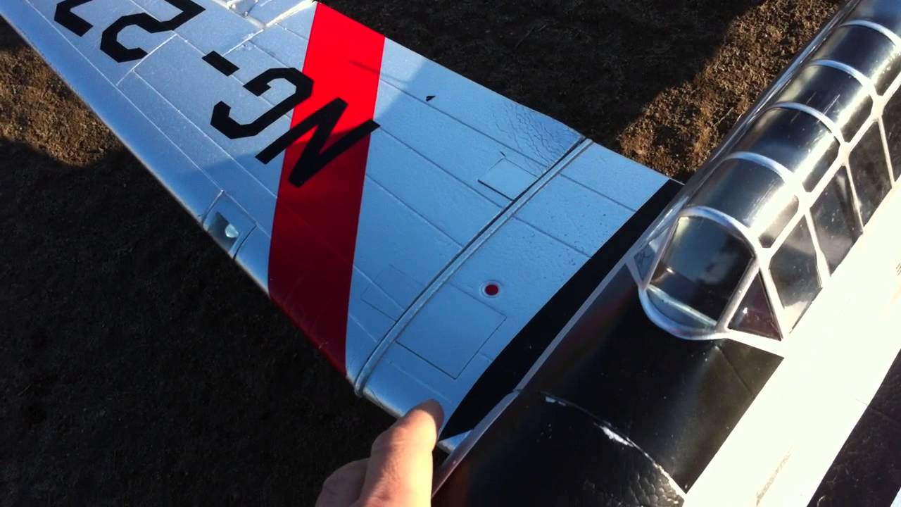 6 CH Art-Tech Silver Large AT-6 Texan RC Warbird Airplane ARF Review ...