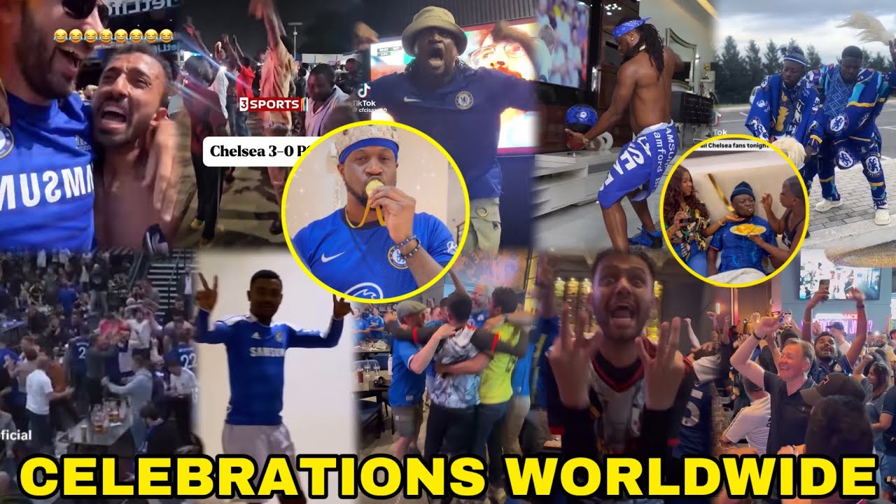 FULL COMPILATION🔥CHELSEA FANS “INSANE”CELEBRATIONS WORLDWIDE!!😂USA ...