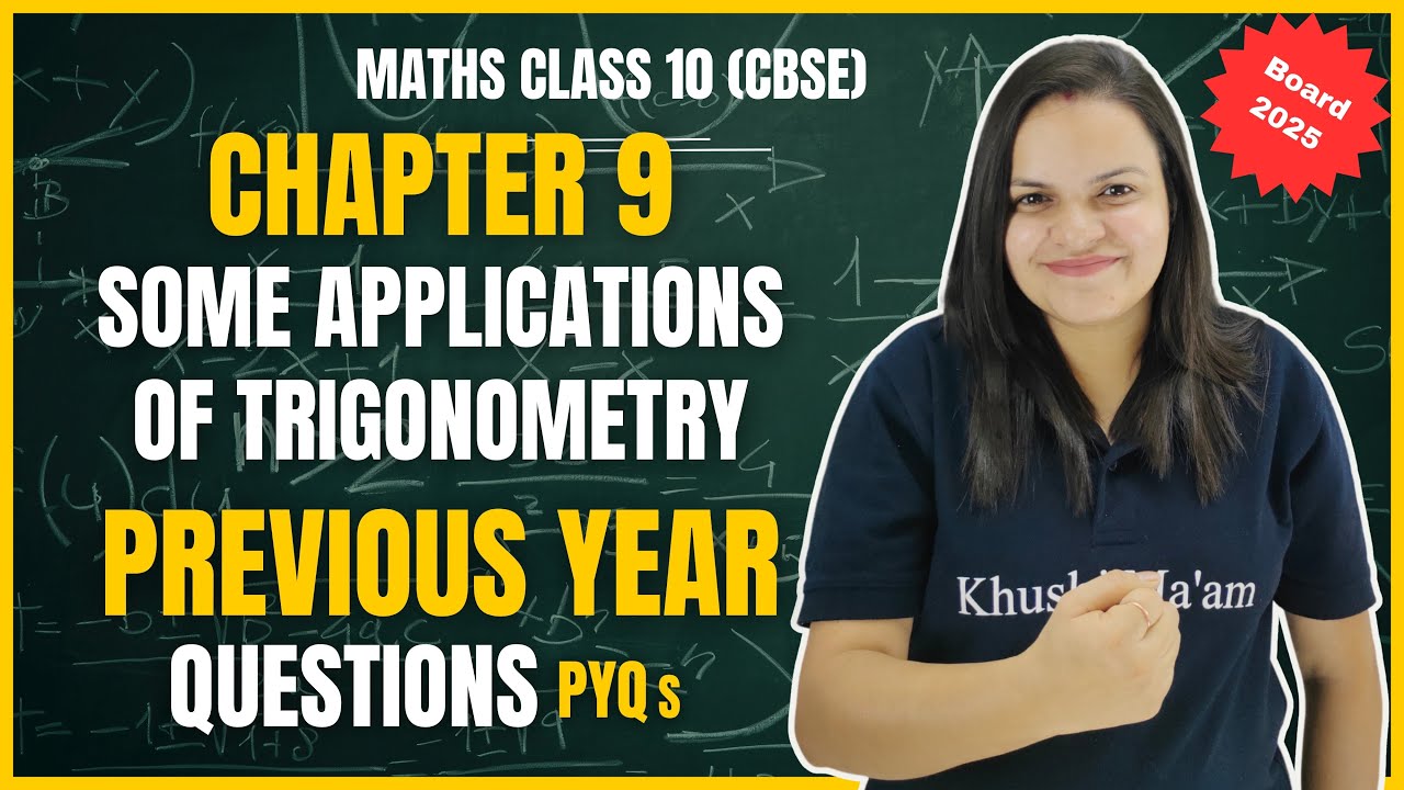 Chapter 9 Some Applications of Trigonometry PYQs Class 10 Maths ...
