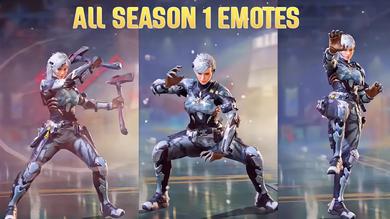 CODM SEASON 1 2022 ALL EMOTES | ALL FREE & PAID SEASON 1 2022 EMOTES ...