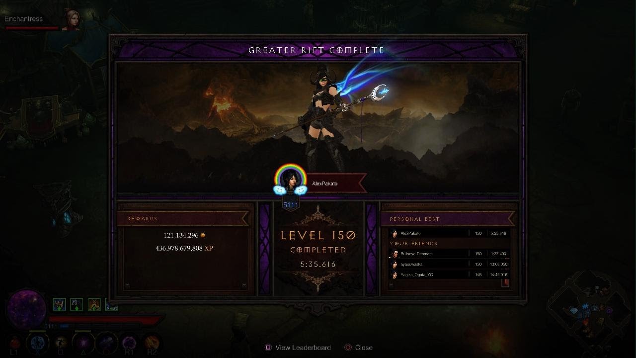 Diablo III Season 27 Wizard Tal Rasha Meteor 5'35'' Rank 1 AlexPakato ...
