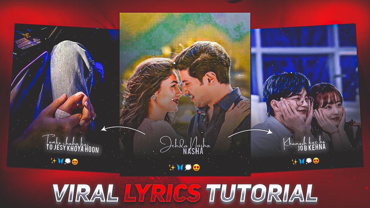 New Viral Lo-fi Lyrics Video Editing in Alight Motion | Viral Lyrics Editing Tutorial - YouTube