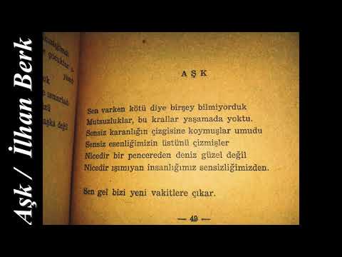 AŞK ŞİİRİ  İLHAN BERK