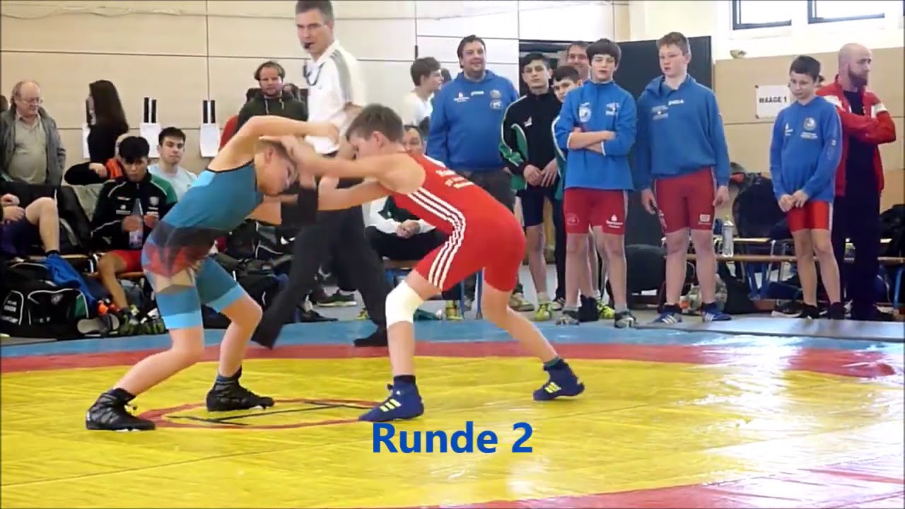 Ringen, youth wrestling Richter - Brand - YouTube