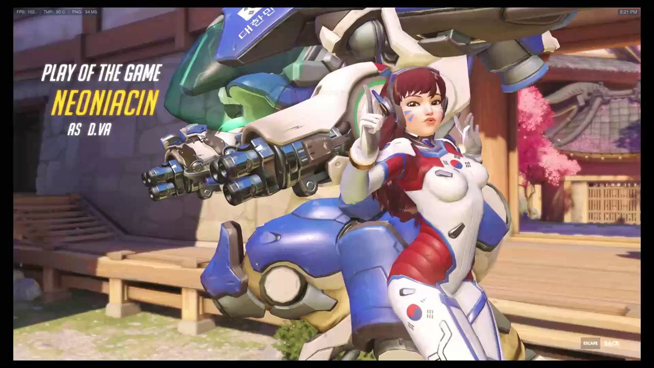 Overwatch: DVA Thanksgiving Explosion! - YouTube