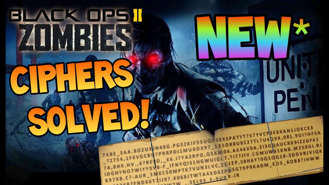 NEW* MOB OF THE DEAD CIPHERS SOLVED! Bo2 Zombies MotD Easter Egg ...