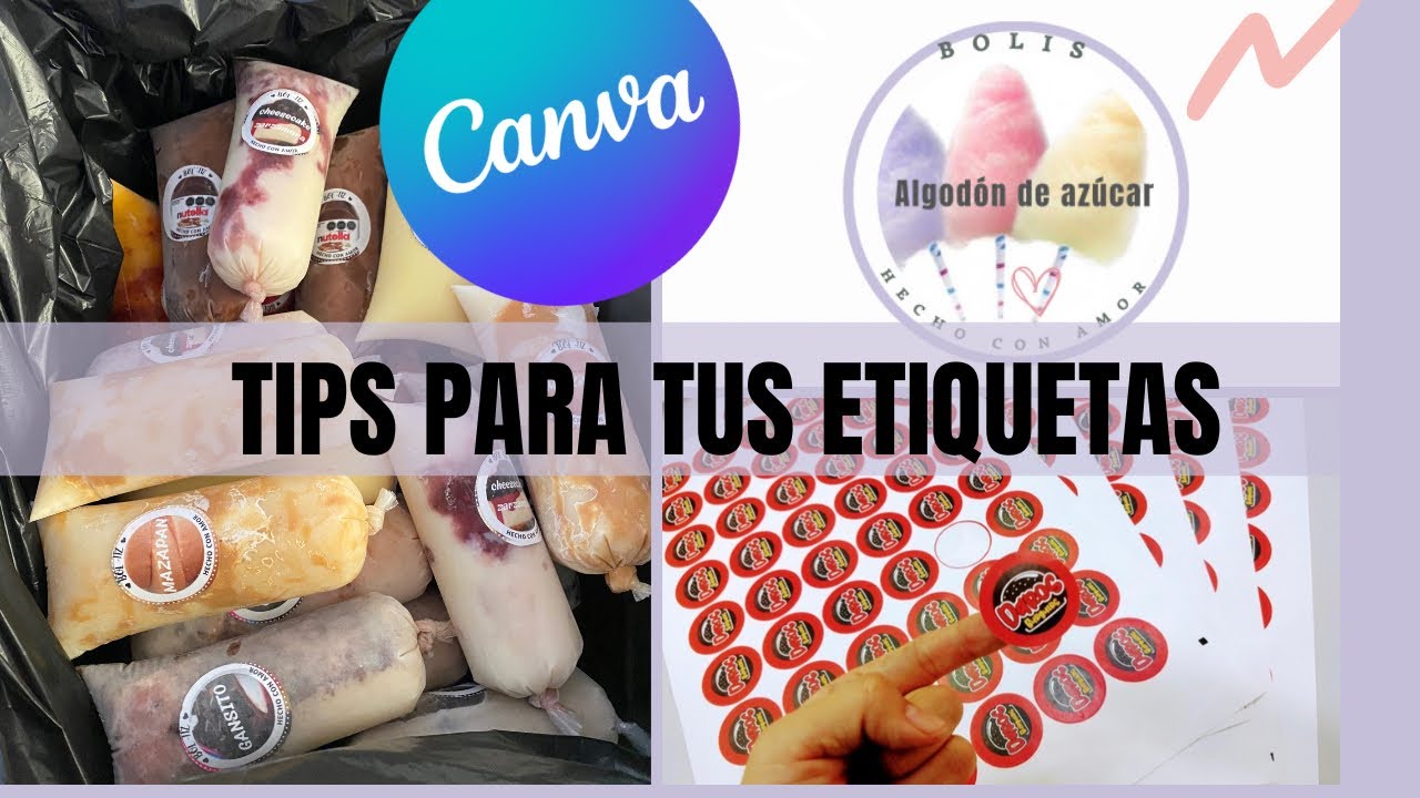 Diseña tus Propias ETIQUETAS de manera FACIL y ECONOMICA |cual es mi ...