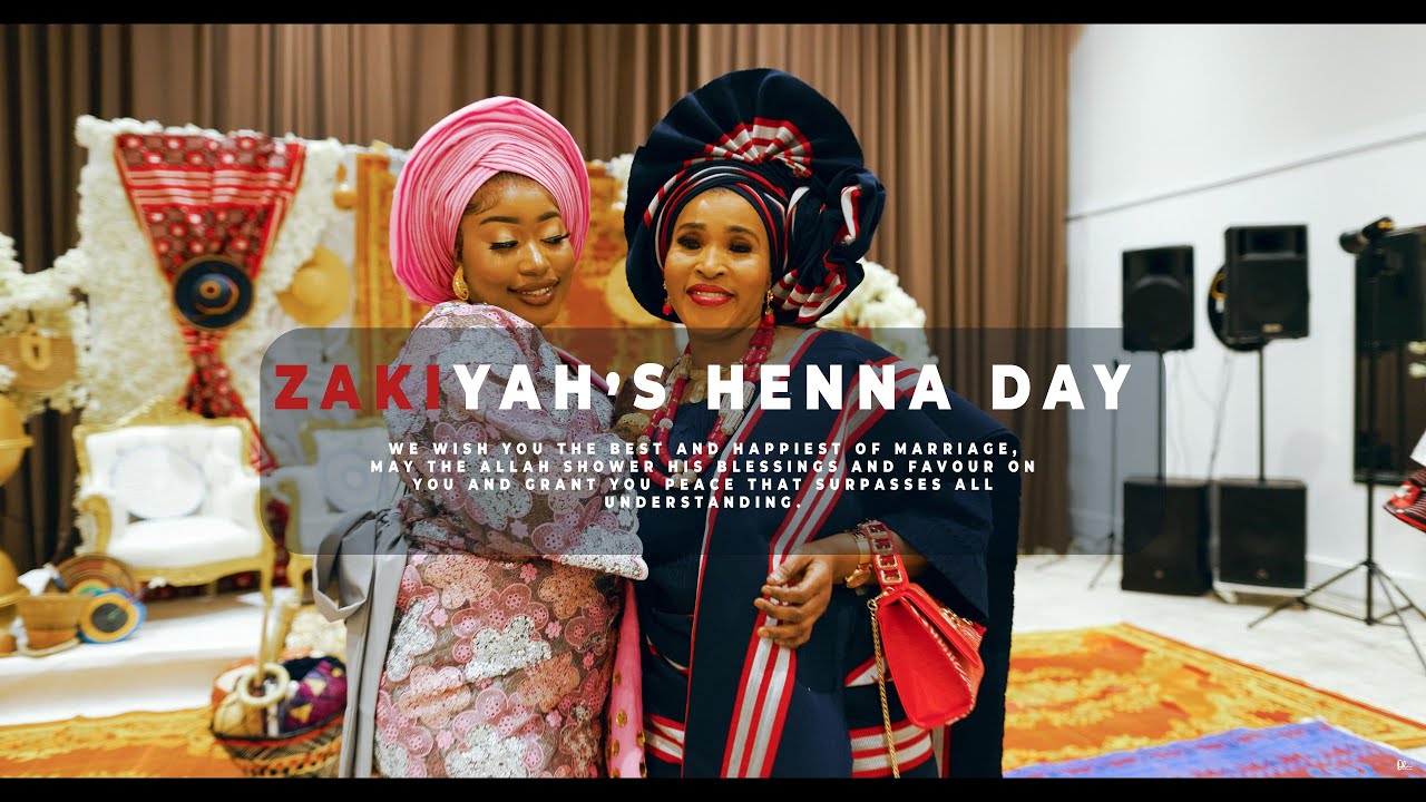 ZAKIYAH'S HENNA DAY IN ANTWERP, BELGIUM - YouTube