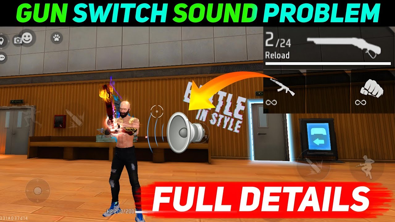 GUN SWITCH SOUND PROBLEM IN FREEFIRE|FREEFIRE ME GUN SOUND CHANGE KAISE ...