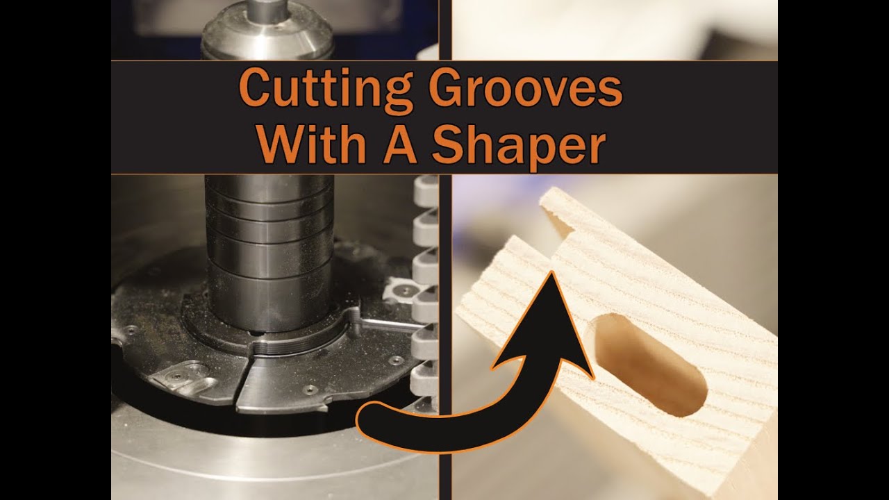 Cutting Wood Grooves With A Shaper | #woodworking #woodworkingtools # ...
