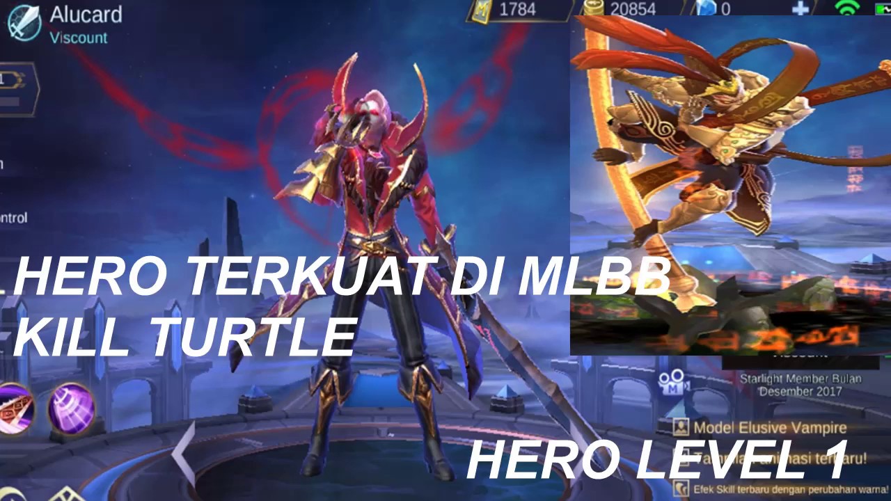 #MLBB# HERO TERKUAT DI Mobile legends bang bang 2019#kill turtle - YouTube