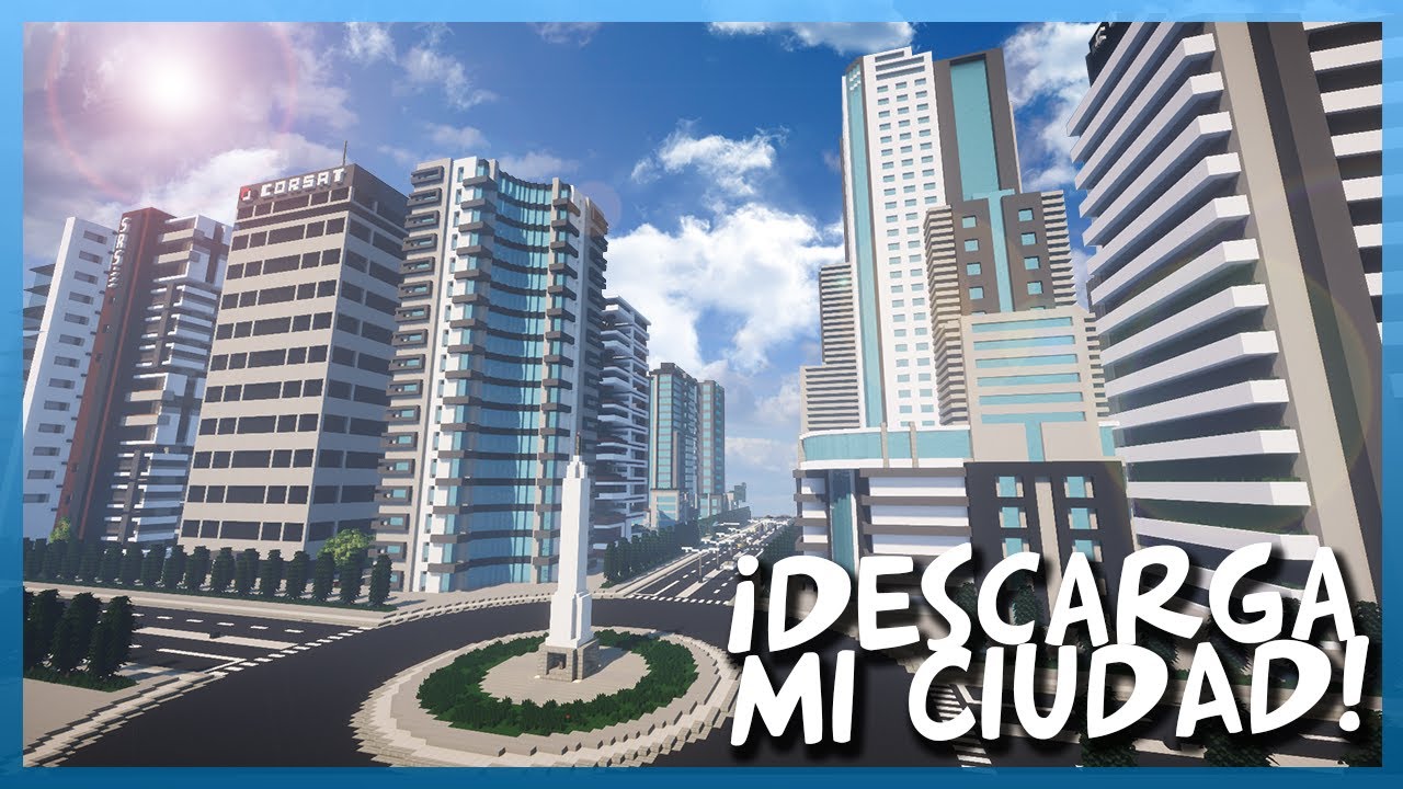 Minecraft: DESCARGA DE MI CIUDAD DE CONSTRUCCIONES! | Pandaville V4 ...