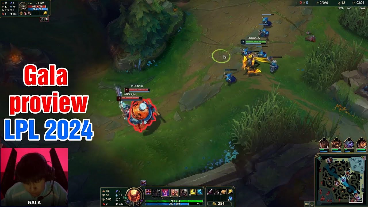 Gala proview 2024/02/02 varus senna LPL spring | LNG Gala第一视角 - YouTube