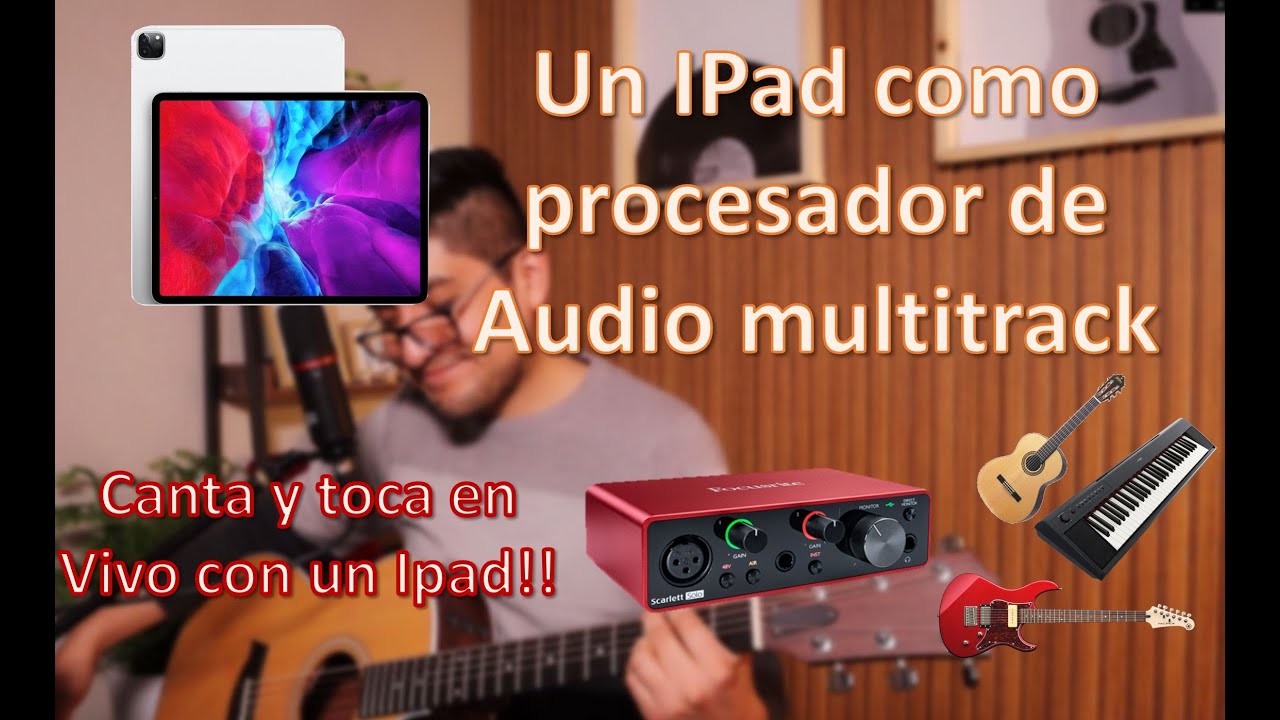 Tocar y Cantar en vivo con un IPad!! - YouTube