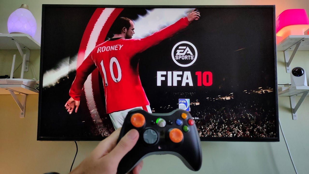 Playing FIFA 10 (2010) in 2021 XBOX 360 POV GAMEPLAY Manchester United ...