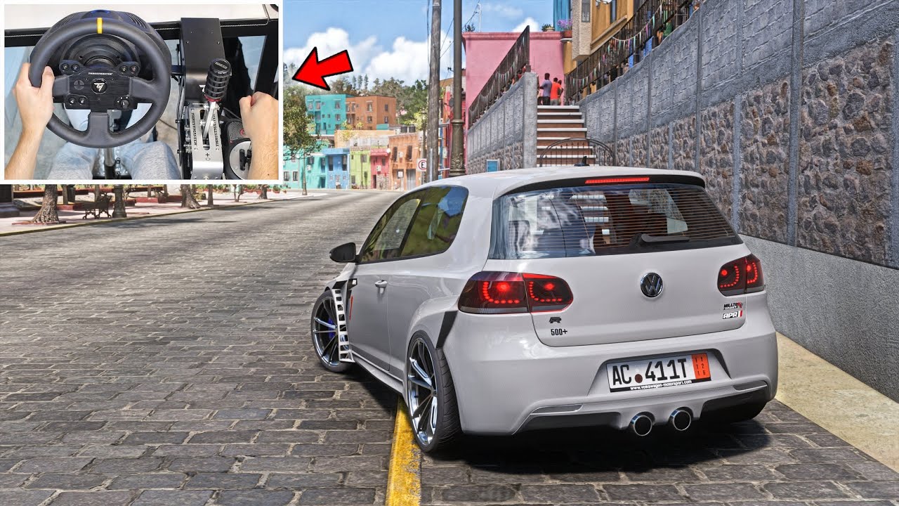 500BHP Volkswagen GOLF R APR - Forza Horizon 5 (Steering Wheel ...