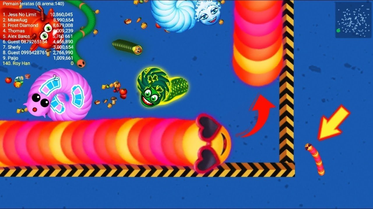 Best fastest growing Snake ever ||wormszone. io||snake game play #22 ...