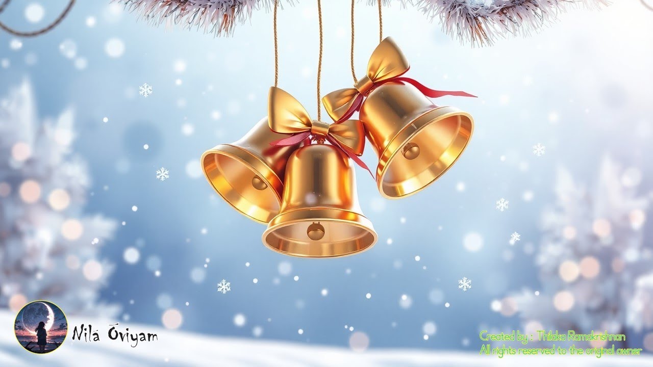 🎅 ️ Bells are ringing 🎅 ️ 🎄 🎁 Christmas Rhymes for kids ️🎄 Nila Oviyam🎅 ...
