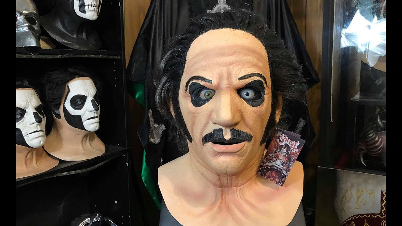 Ghost Cardinal Copia Trick Or Treat Studios Mask Review!!! - YouTube