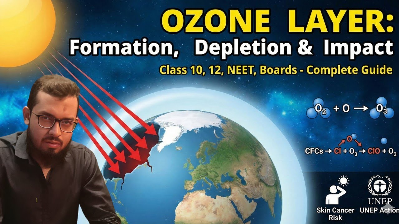 Mastering the Ozone Layer: Formation, Depletion & Impact | Class 10, 12 ...