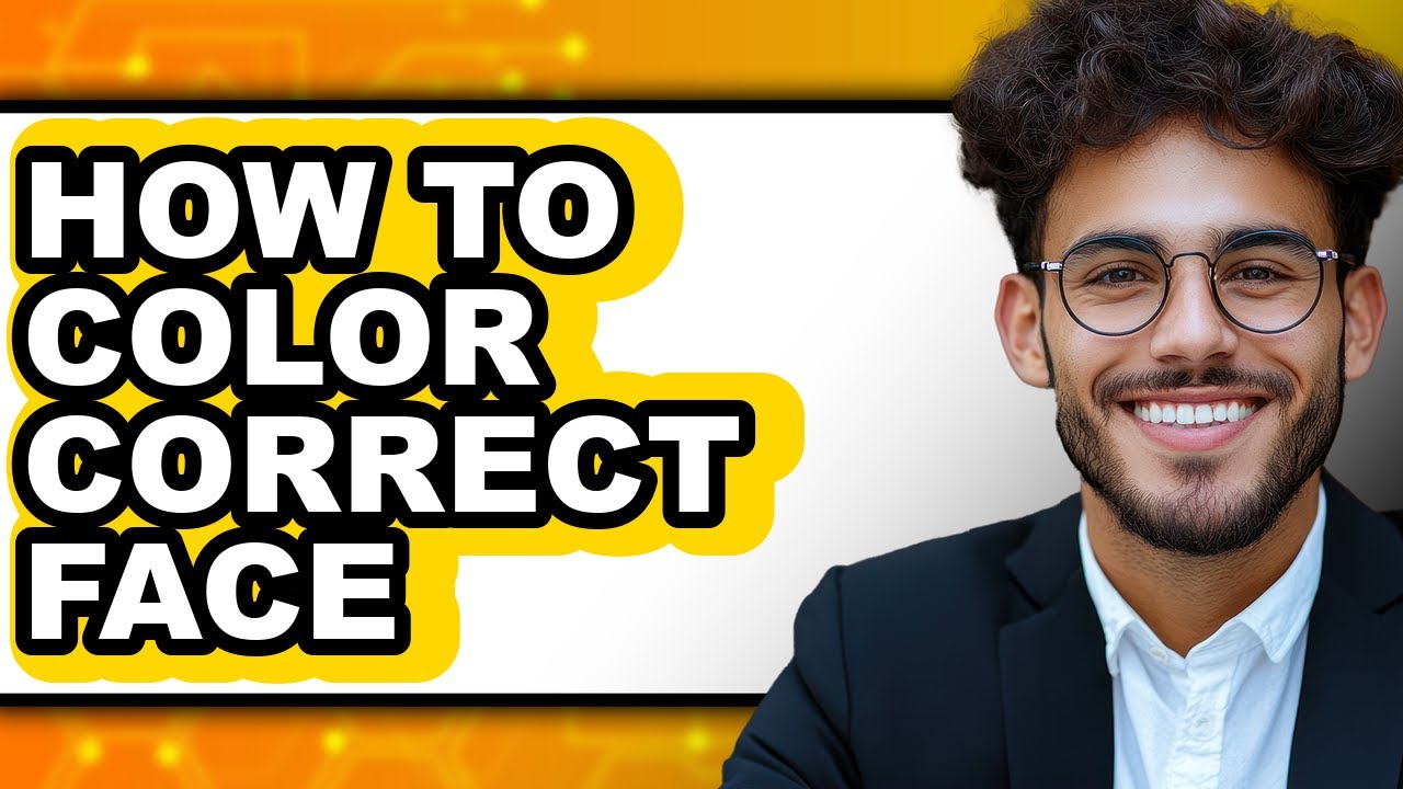 How to Color Correct Face (only Way) - YouTube