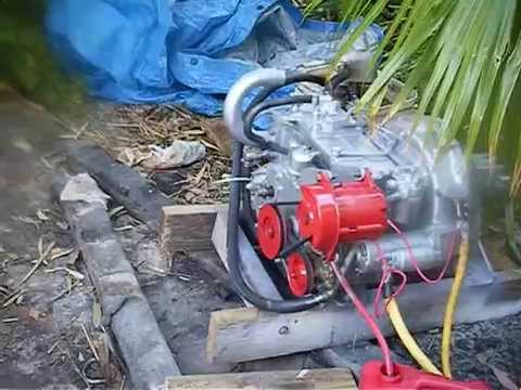 yanmar ysm 12 Hand cranking - YouTube