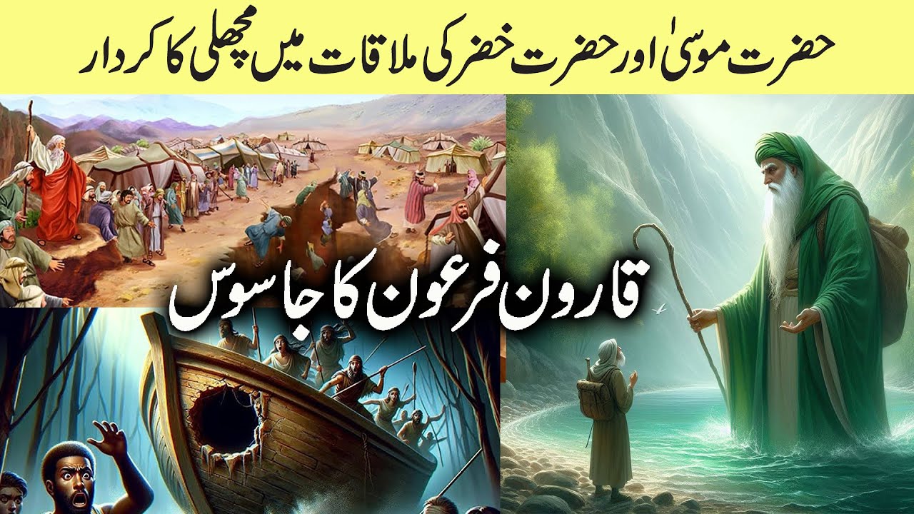 Moses Meets Khizar I An Interesting Story I Qarun's Treasure I When ...