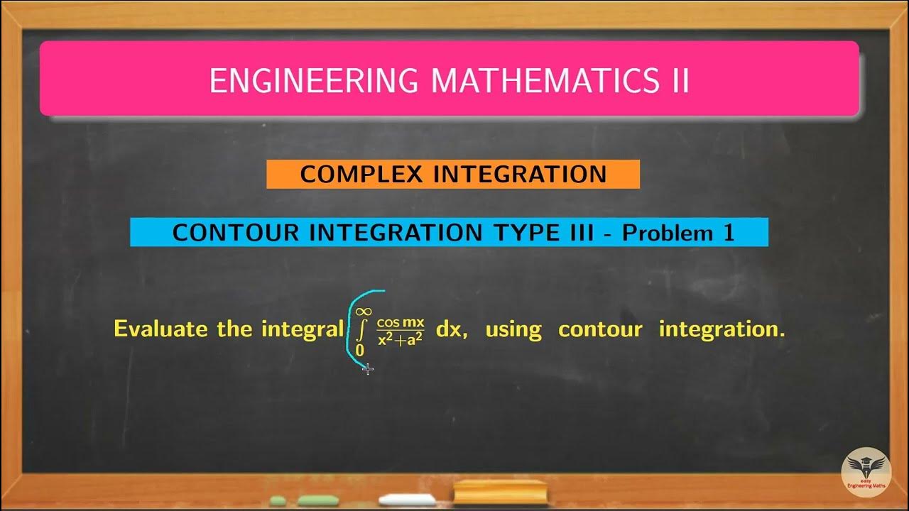 Contour Integration Type III Problem 1 / Complex Integration / Complex Variables / GATE / TANCET ...