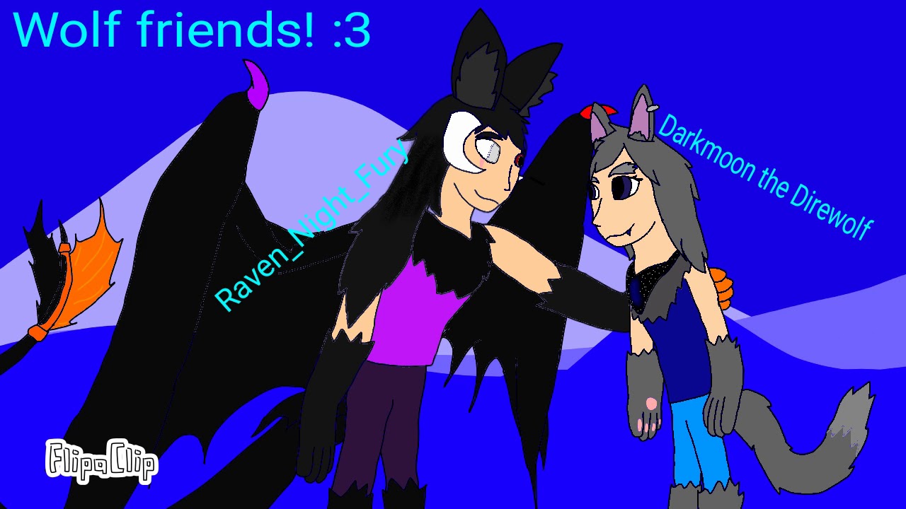 Wolf friends! :3 - YouTube