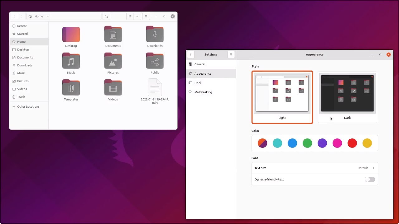 on Ubuntu Yaru accent colors - YouTube