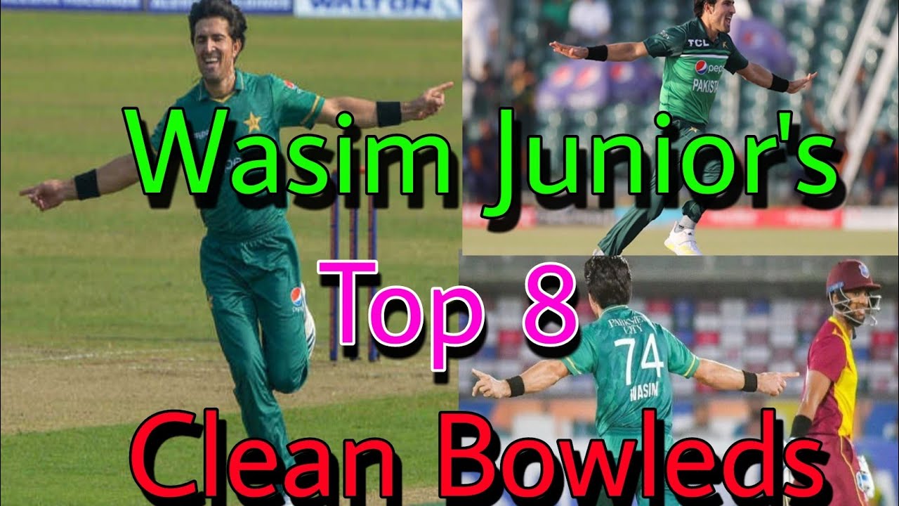 Young Man🏏|Muhammad Wasim Junior's Top 08 Clean Bowleds 🔥|Pakistani ...