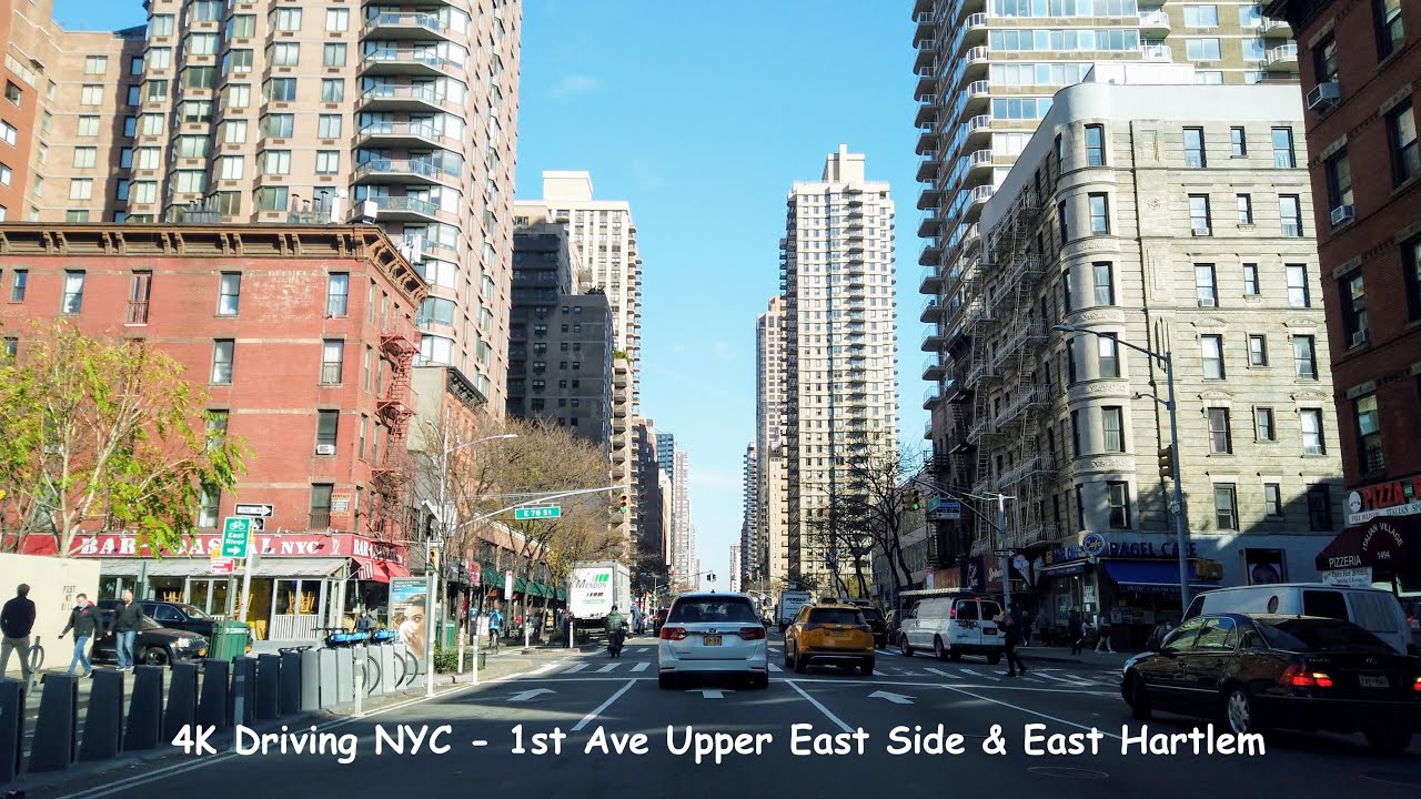 4K Driving NYC - 1st Avenue Upper East Side & East Harlem | Nov 2020 ...