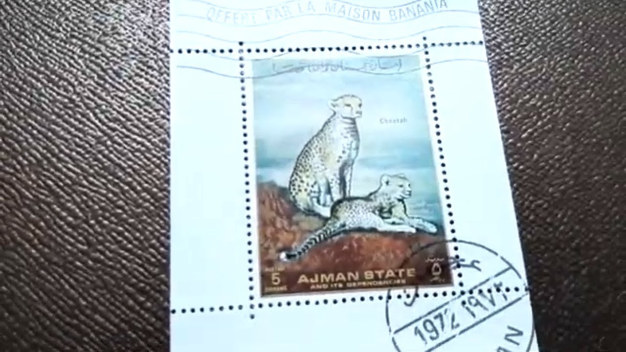 STAMPS COLLECTION AJMAN STATE | Rare Ajman State 1972 Wildlife Animal ...