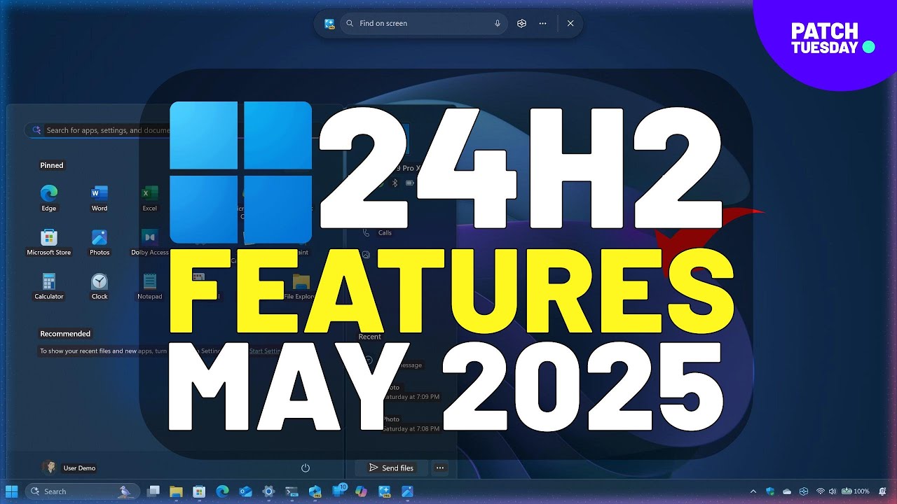 Windows 11 24H2 May 2025 Update biggest features, changes, fixes ...