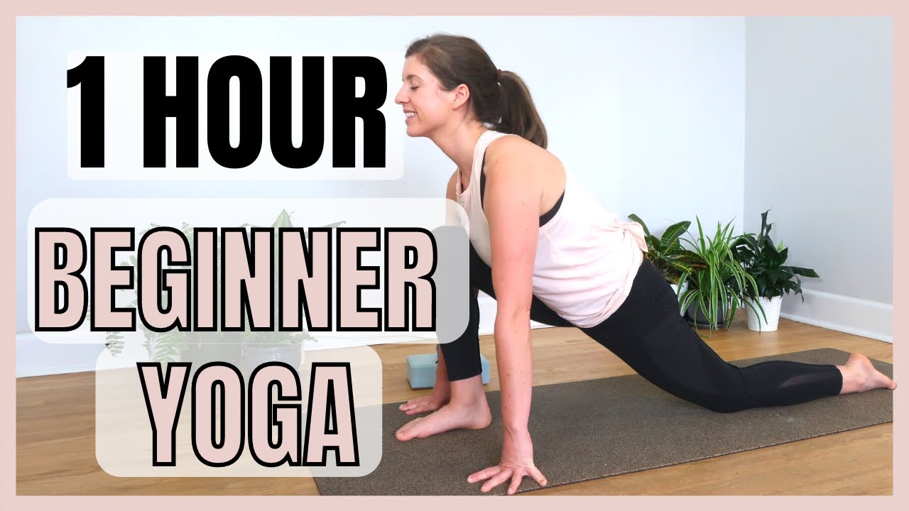 Beginner Yoga to Calm the Mind - 1 Hour Full Class of Easy, Slow Yoga ...