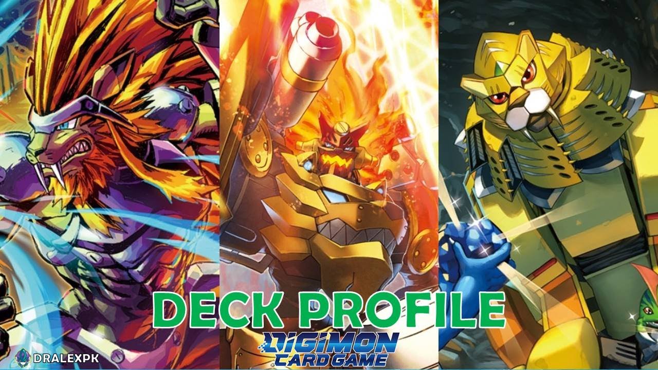 Digimon TCG | HeavyLeomon E-01 | Deck Profile (EX5) - YouTube