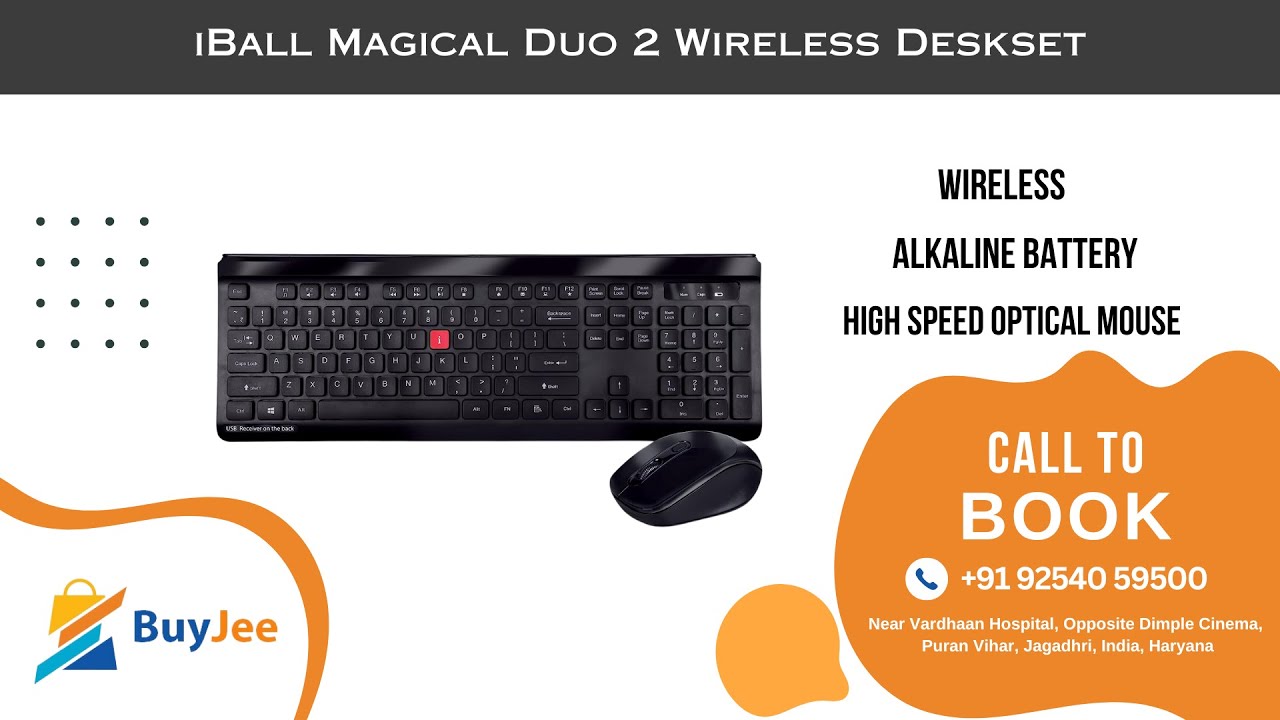iBall Magical Duo 2 Wireless Deskset - Keyboard and Mouse || 912 - YouTube