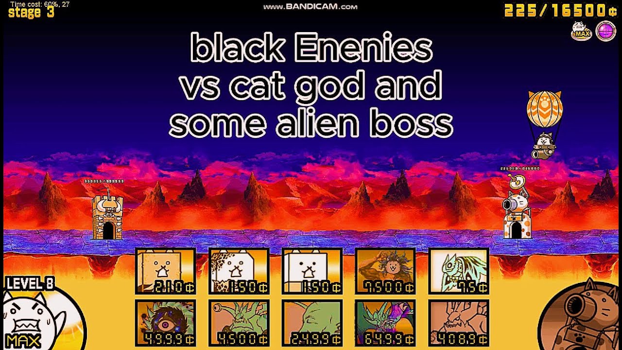black enenies Vs cat god - YouTube
