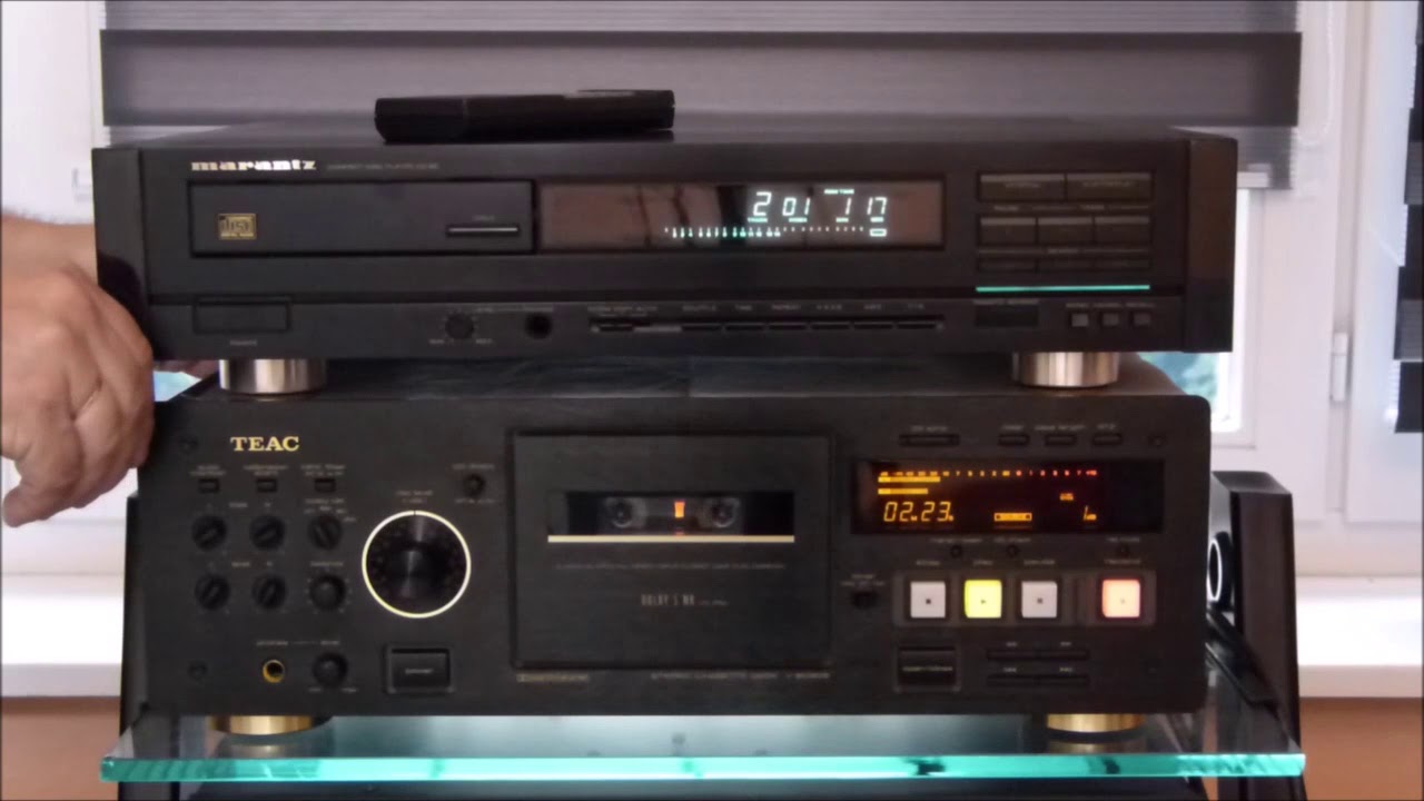 Marantz CD-85 and TEAC V-8030S - YouTube