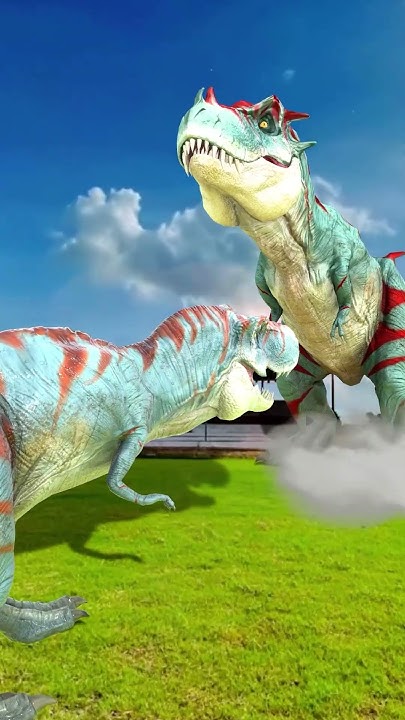 T-Rex Dinosaurs Fight With Devil Dinosaur | Vfx Park | #youtubeshorts # ...
