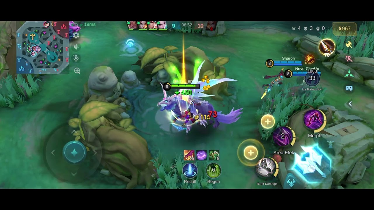 Aku main mlbb mode vs ai - YouTube