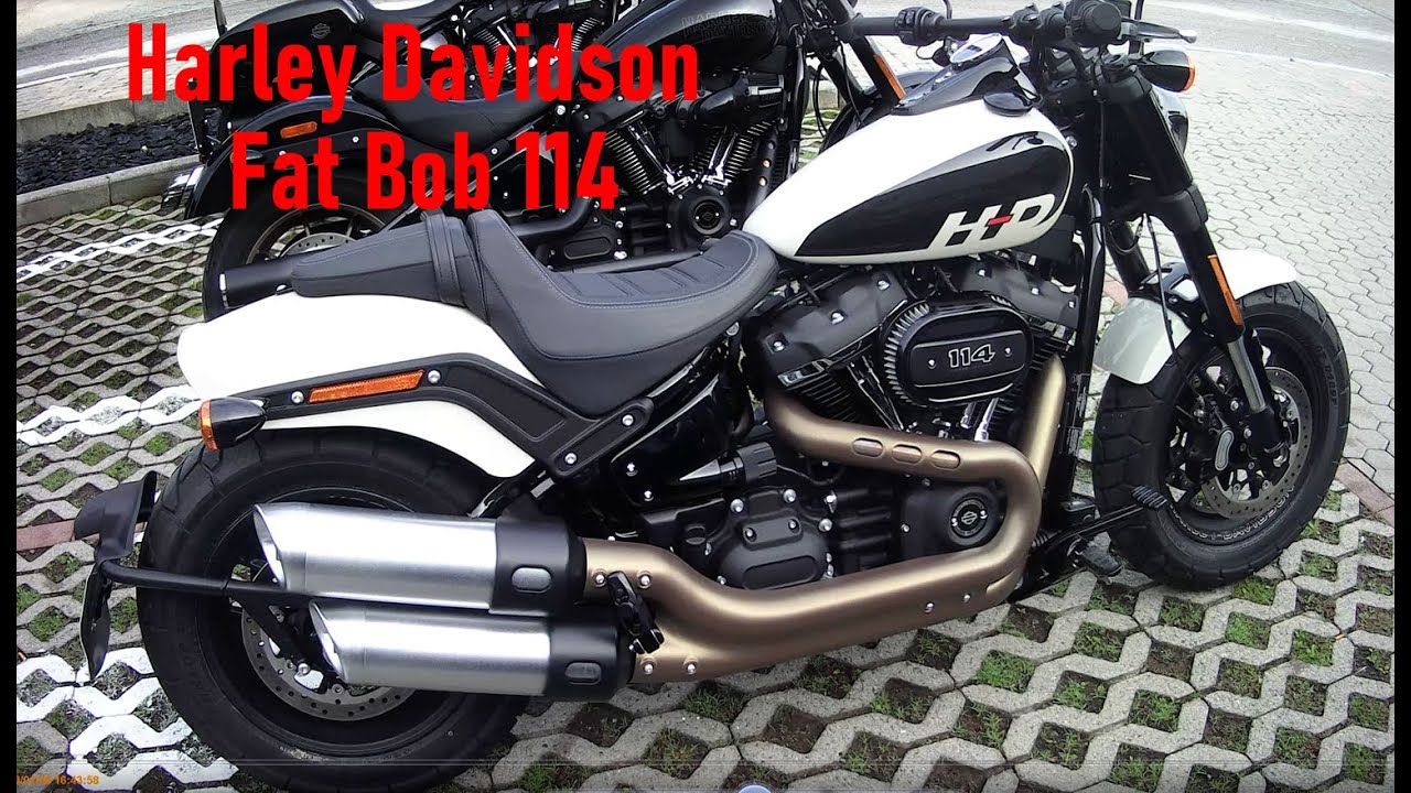 Harley Davidson Fat Bob 114 2023 superbike power of custom - YouTube