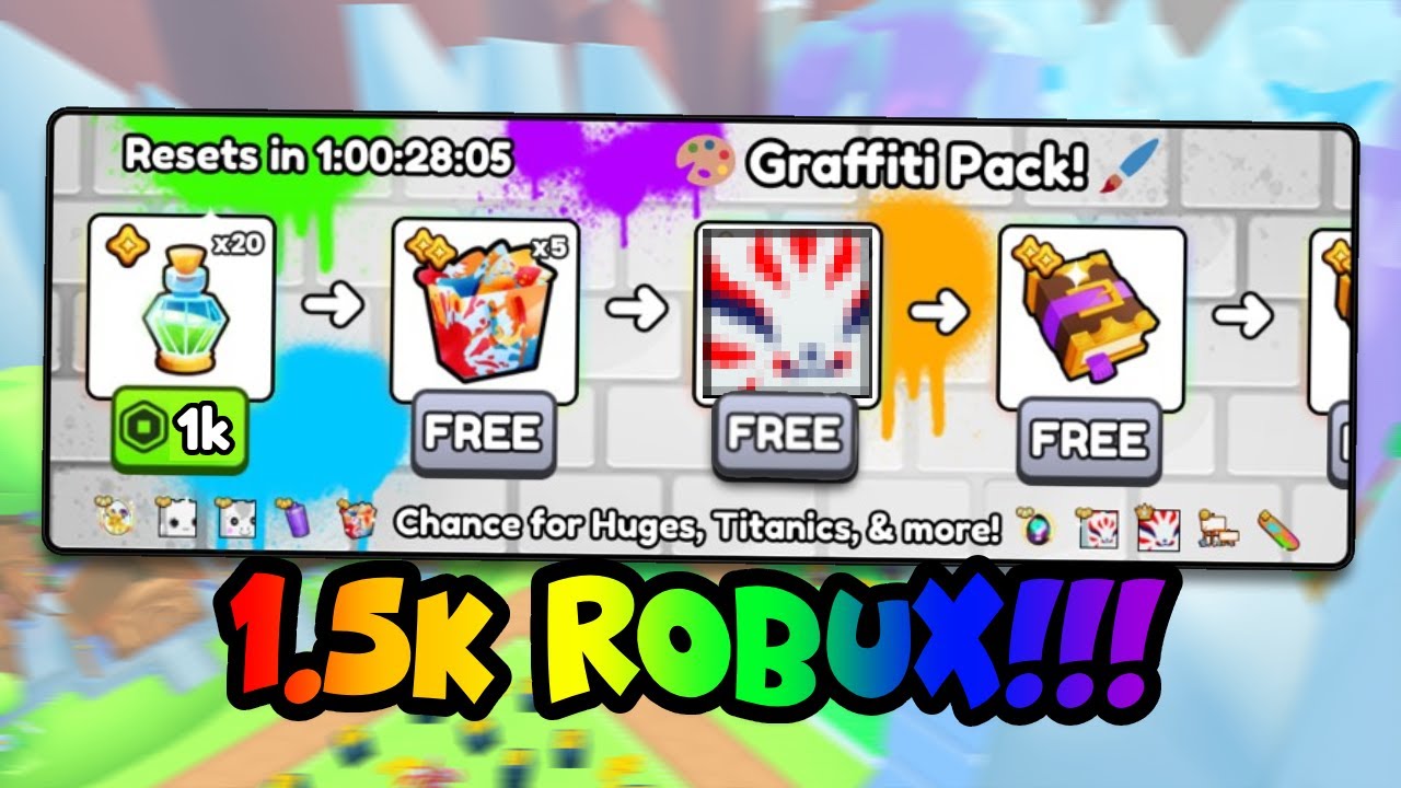 I Spent 1.5k Robux On The Forever Pack In PS99!!! - YouTube
