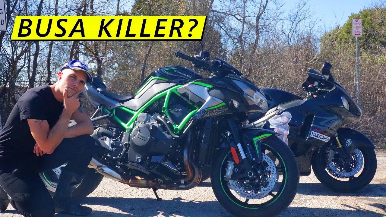 KAWASAKI ZH2 vs. HAYABUSA! (Drag Race and Comparison) - YouTube