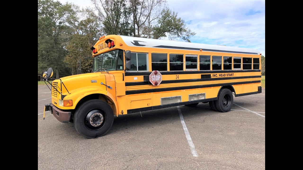 1998 International 3800 54 Passenger Blue Bird School Bus VN2872 Lot ...