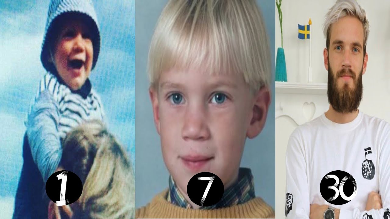 Pewdiepie Transformation From 1 To 30 Years Old 2020 - YouTube