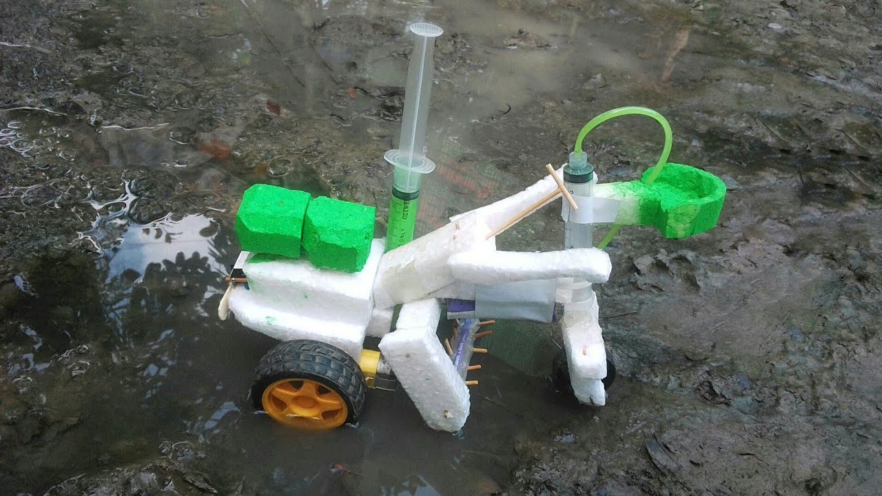 how to make rc mini power tiller agricultural tractor at home / পাওয়ার ...