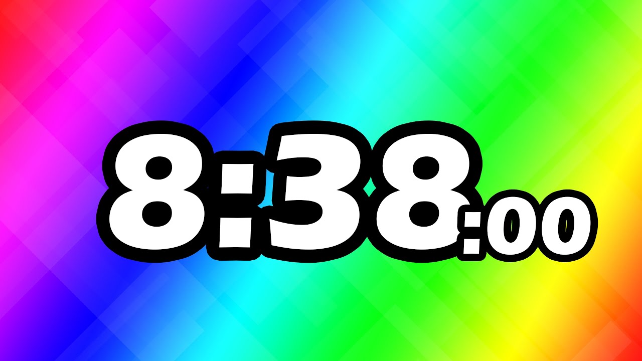 8 Minutes and 38 Second TIMER Countdown - YouTube